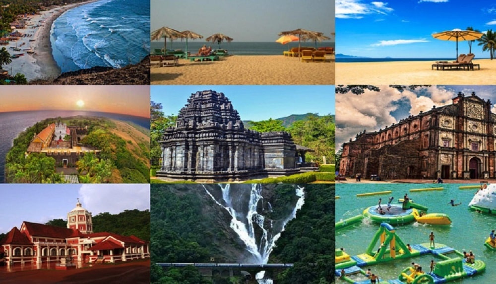 Goa Tourist Places - गोवा में घूमने की जगह बीच, वाटर स्पोर्ट, नाइटलाइफ़ ...
